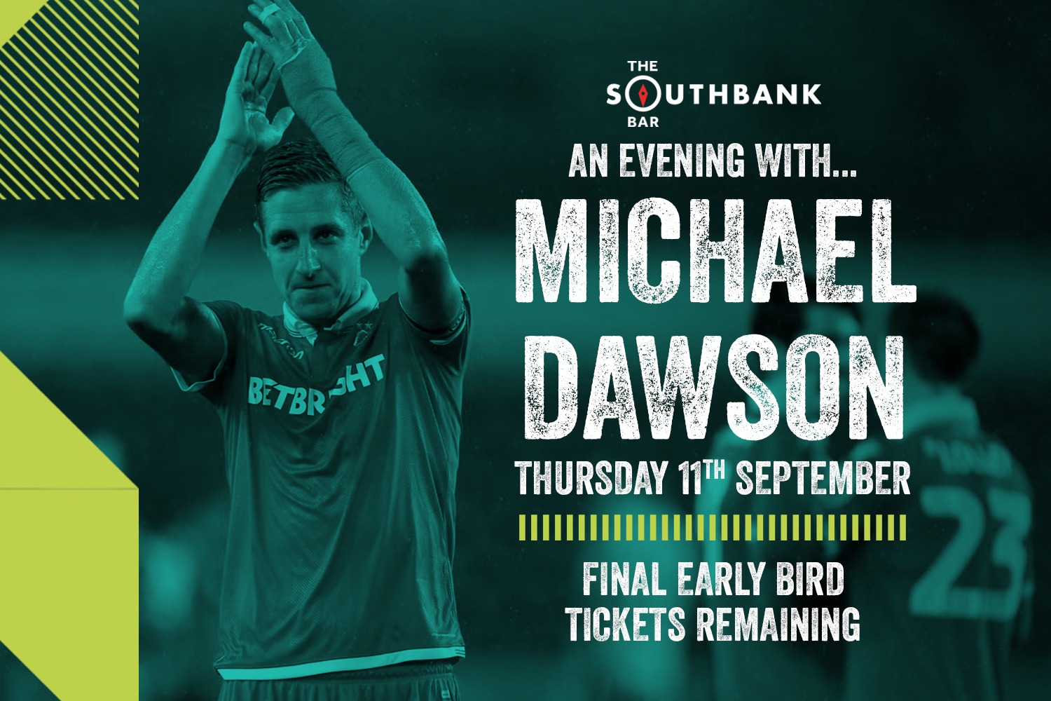 An Evening with Michael Dawson - The Southbank Bar | Nottingham | Sport ...